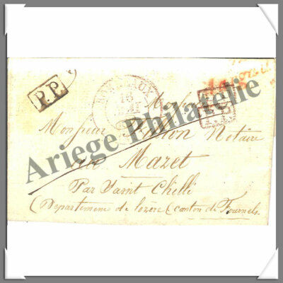 LETTRE - MARGAUX - CURSIVE ROUGE de 37 mm + PP + T13 | eBay