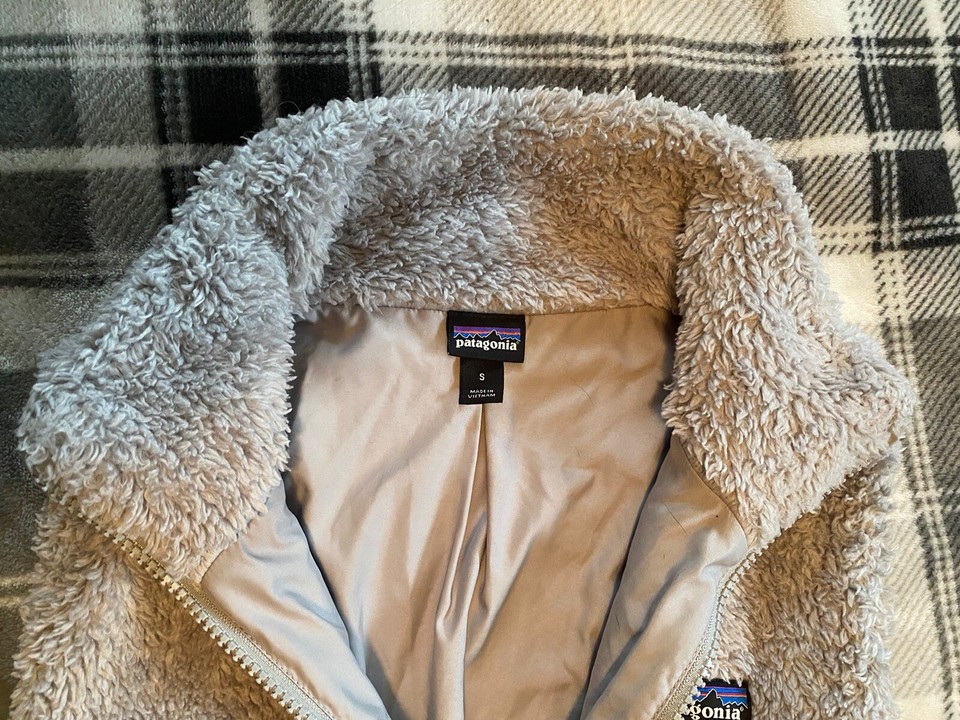 Patagonia Women’s Los Gatos Fuzzy Fleece Vest-Grey Sz. S | eBay