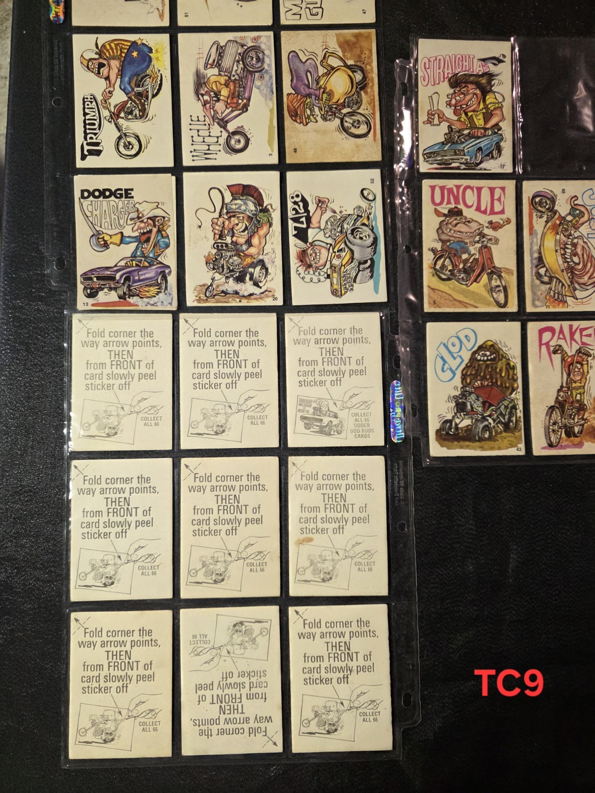 Lot Of 25 1970 Donruss Silly Cycles Odder Odd Rods Series Trading Cards ...