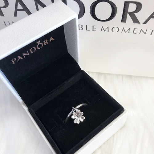 NEW Authentic PANDORA Sterling Silver 925 Ale Dangling Clover Flower ...