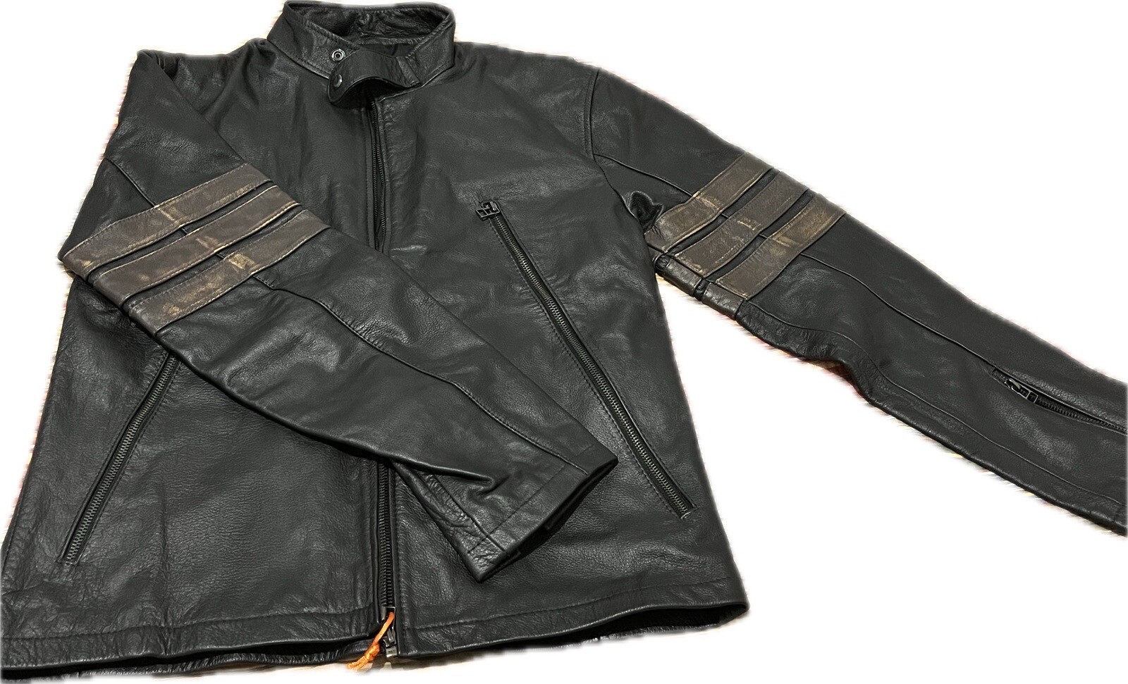 Pimentel & David Leather Jacket - Men's Size Medium 100% Genuine ...