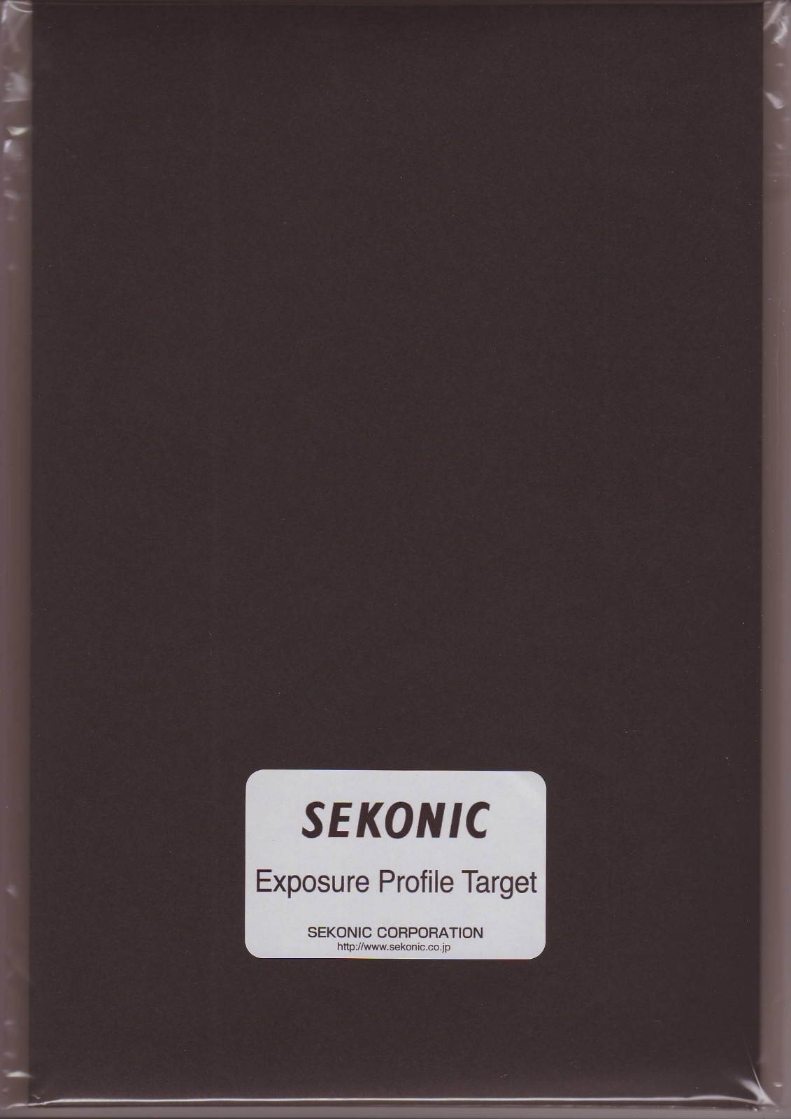 SEKONIC EXPOSURE PROFILE TARGET CARD (GRAY PATCH SCALE / 18% GRAY CARD ...