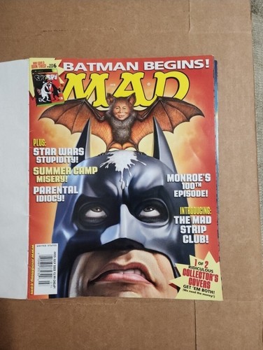Vintage MAD Magazine #455 July 2005 Variant Cover Batman/Star Wars | eBay