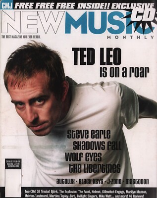CMJ #128 Magazine 2004 Ted Led Wolf Eyes Steve Earle Shadows Fall The ...