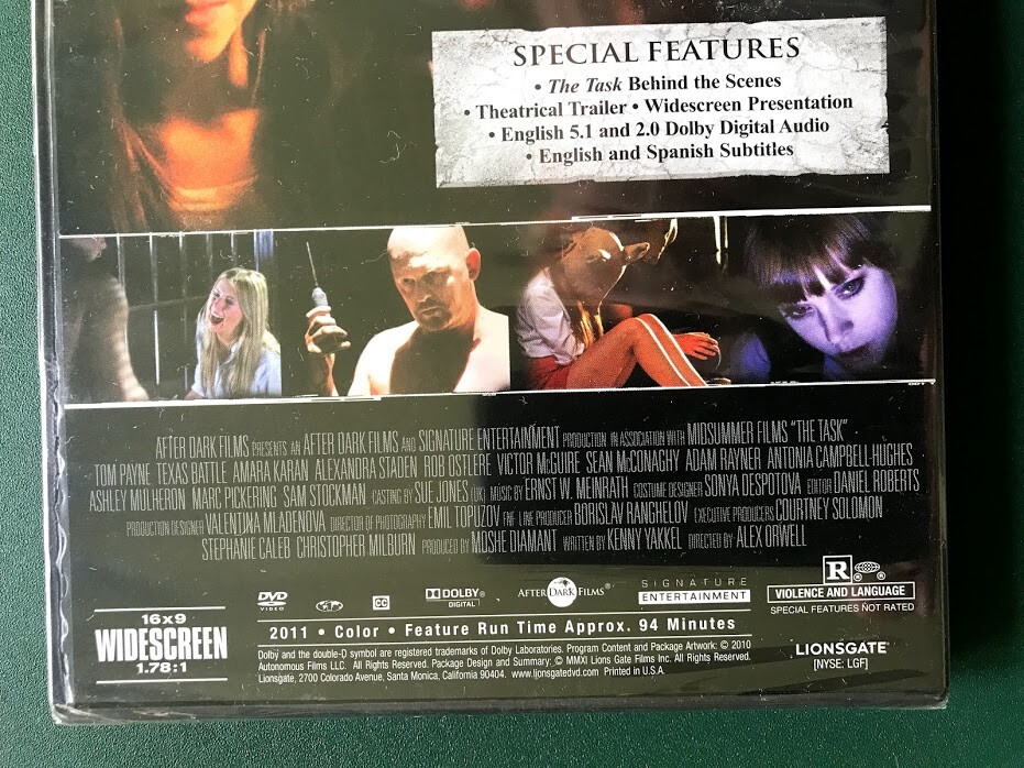 The Task (DVD, 2010) for sale online | eBay