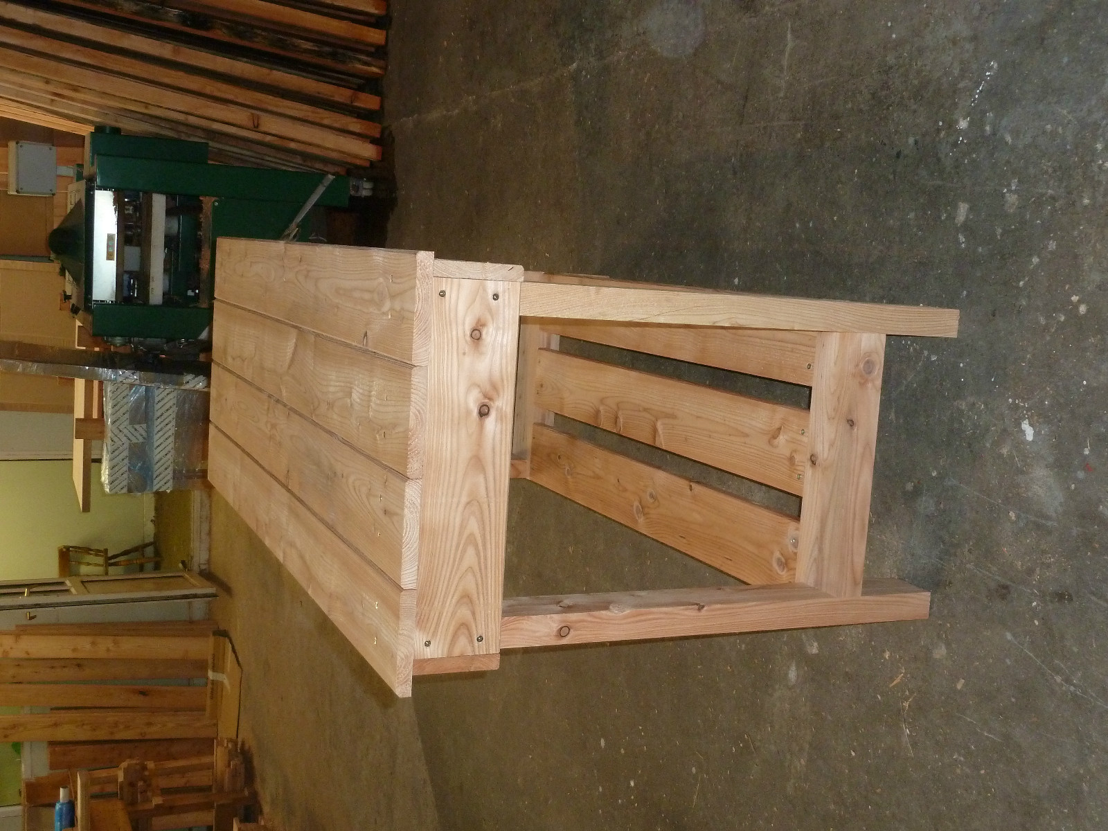 Wooden Work Bench 1.8m- 6ft Great garage workbench | eBay UK