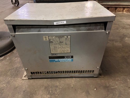 REX 15KVA TRANSFORMER HV:240 LV:208Y/120 | eBay