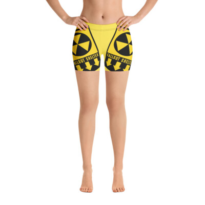 1940s / 1950s / 1960s Fallout Shelter Retro Sign Ladies Shorts | eBay
