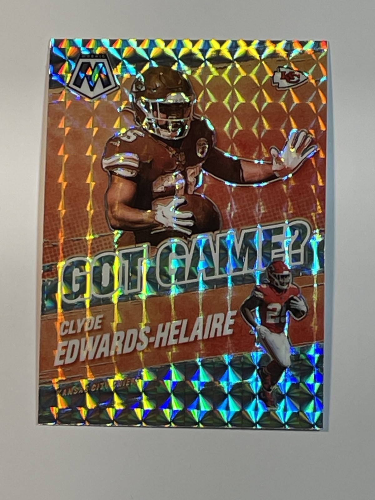 2021 Panini Mosaic #GG-12 Clyde Edwards-Helaire Got Game? Mosaic | eBay