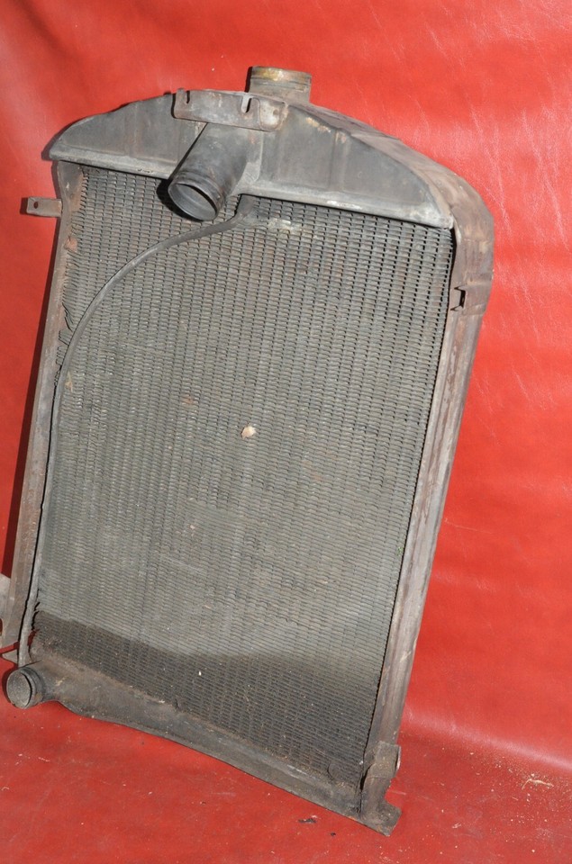 Vintage 1930 1931 Ford Model A Radiator Original Copper / Brass Tanks ...