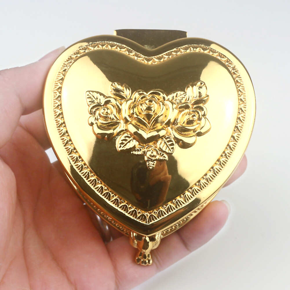 SANKYO GOLD TIN ALLOY HEART WIND UP MUSIC BOX : SAILOR MOON | eBay