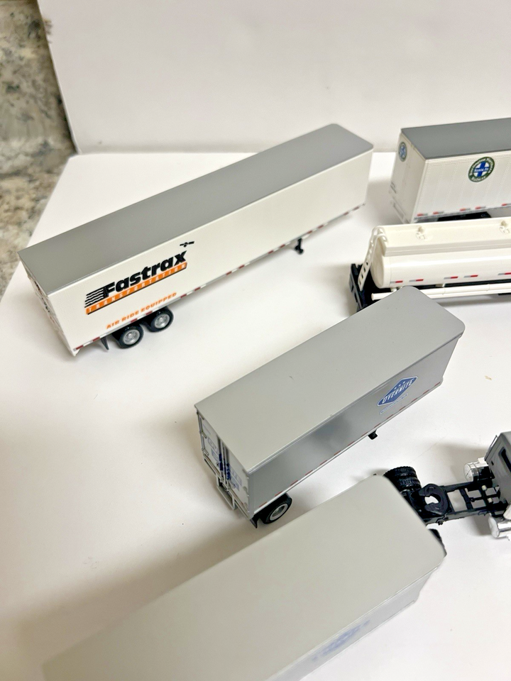 LOT of 11 HO SCALE SEMI TRAILERS and 6 Trucks 1:87 SCALE | eBay
