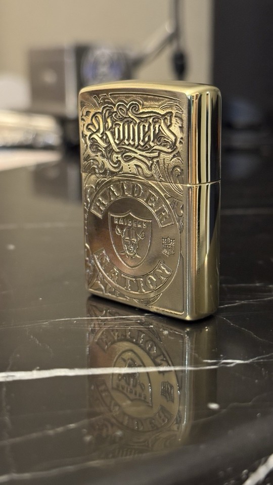 Custom Laser Engraved Zippo Lighter Solid Brass | eBay