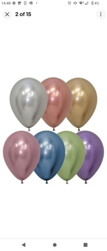 Pack Of 50 SEMPERTEX REFLEX ASSORTED Balloons. 5" | eBay UK