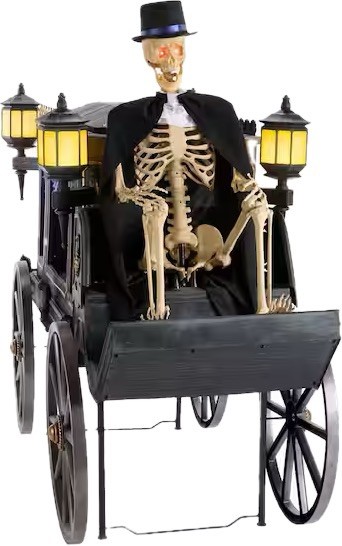 2025 Home Depot Home Accents Holiday 5 ft. Animated LED Hearse ...