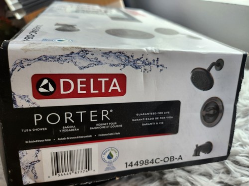 Delta Porter Tub Shower Rough And Trim 144984C-OB-A | eBay