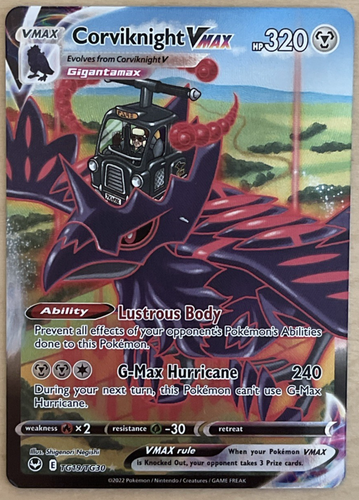 Corviknight VMAX - TG19/TG30 - Silver Tempest - NM | eBay