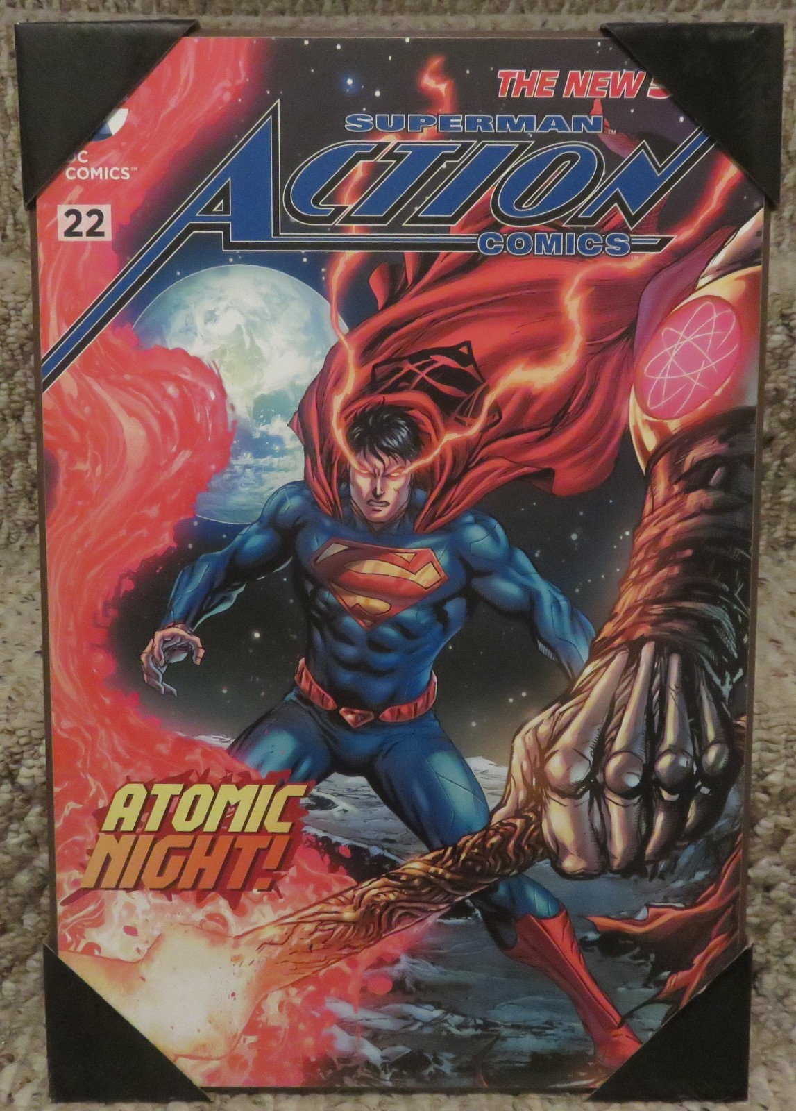DC Comics Wall Art #22 The New 52! Superman Action Comics Atomic Night ...