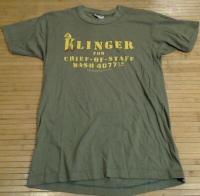 Vtg 1981 M*A*S*H 4077 Klinger For Chief Of Staff MASH TV Show | eBay