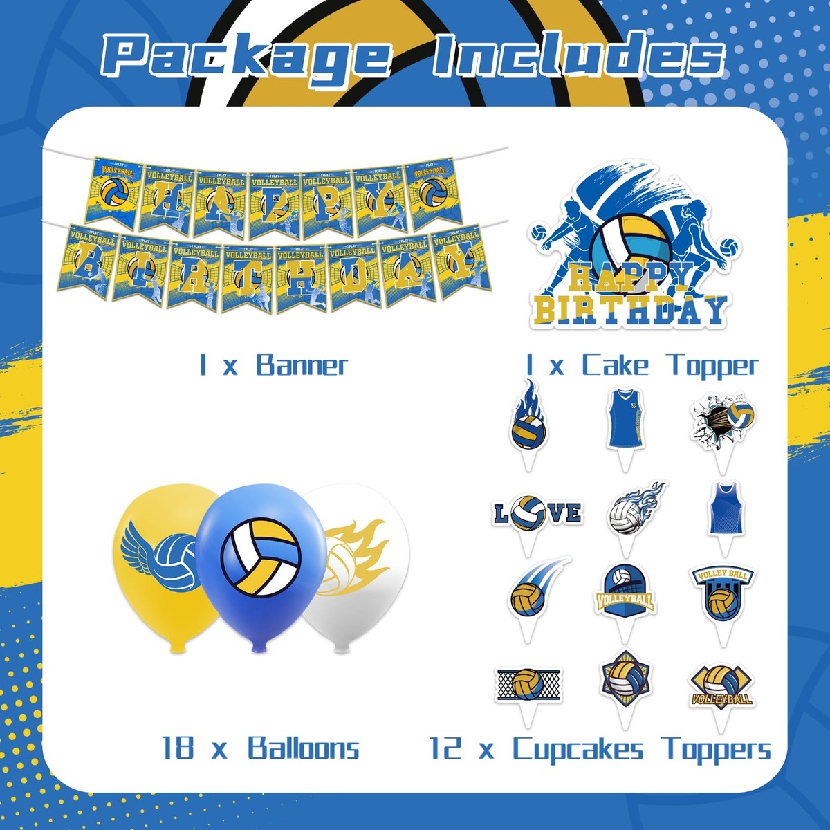 Volleyball Party Printables