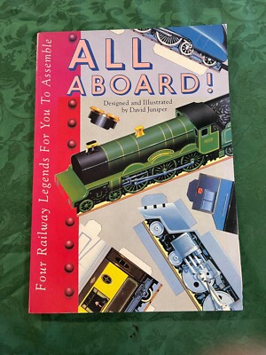 Four Railway Legends For You To Assemble Paper Trains David Juniper | eBay