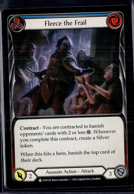 Fleece the Frail DYN138 (Blue) Flesh and Blood TCG FAB TCG | eBay