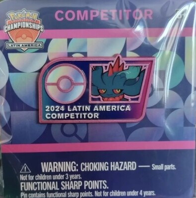 Pokemon LAIC Competitor Pin Badge 2024 International championship ...