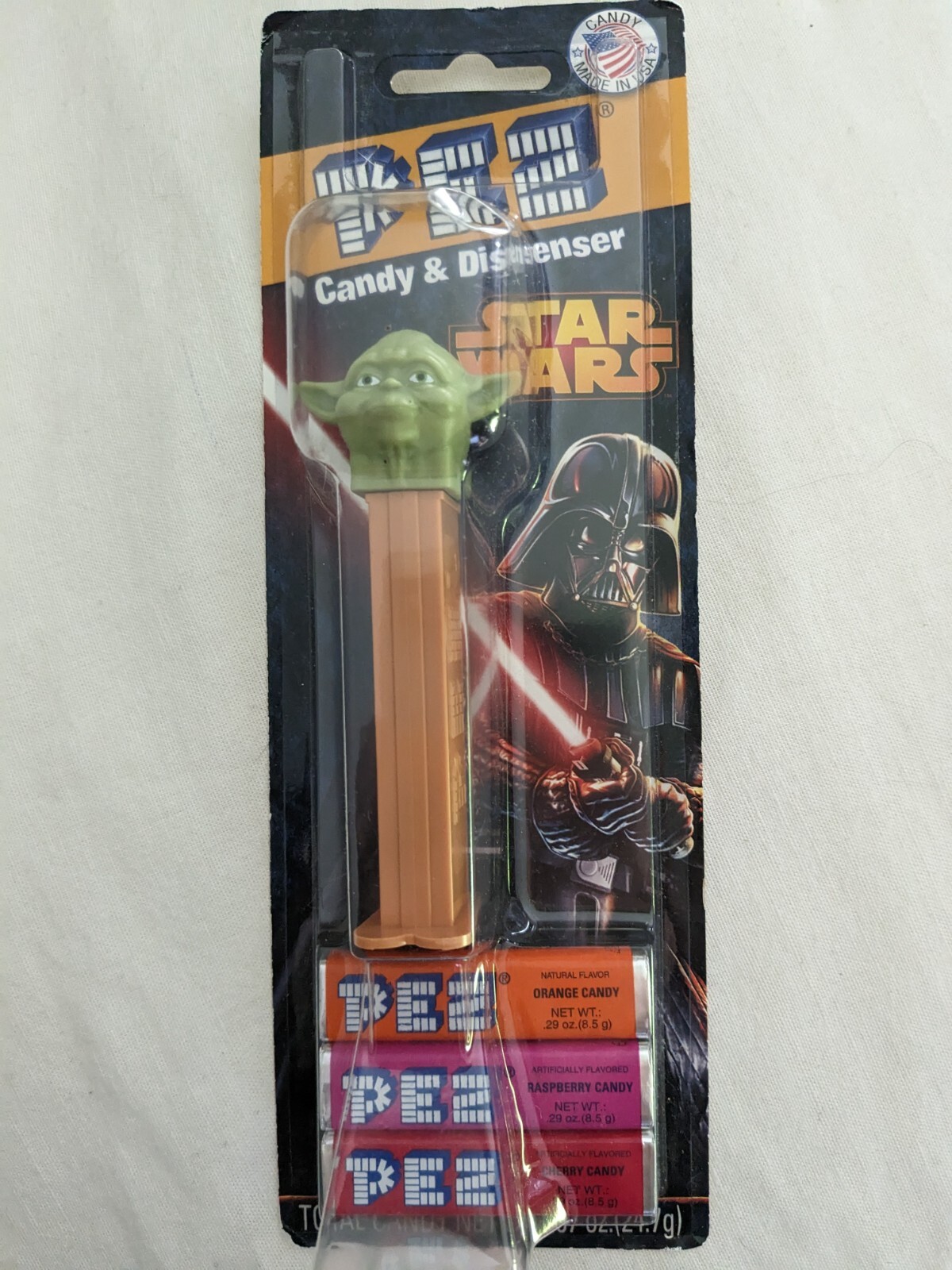 "STAR WARS" YODA PEZ CANDY DISPENSER, in original packaging. Never ...