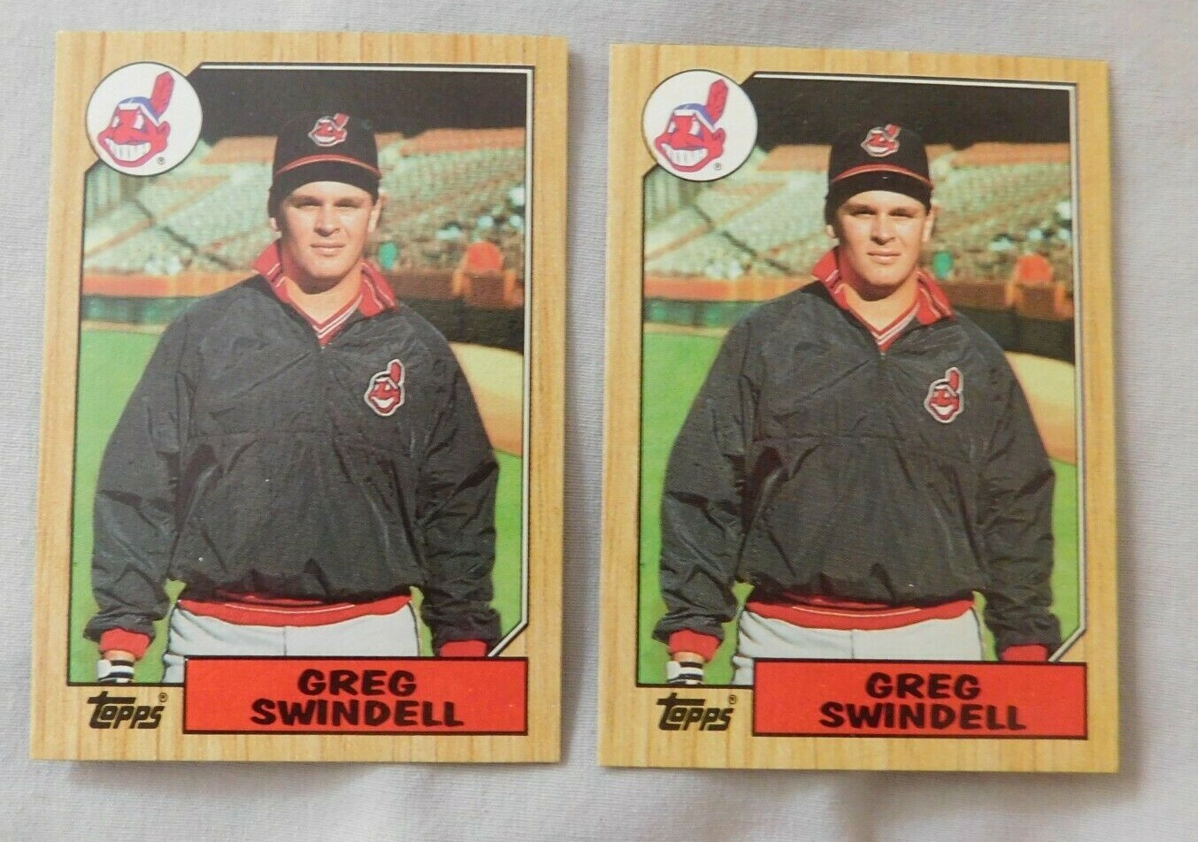 1987 Topps #319 Greg Swindell Cleveland Indians Baseball Card (2) | eBay