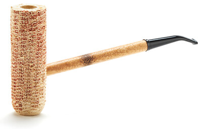 Missouri Meerschaum MacArthur Classic Natural Bent Corn Cob Pipe - 5637 ...