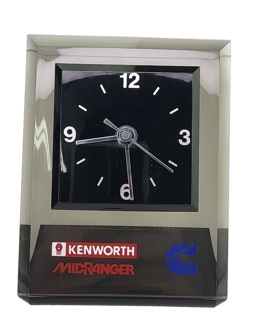 Kenworth Cummins Acrylic Desk Clock | eBay