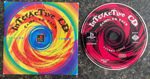 Sony PlayStation 1 Interactive CD Sampler Pack Volume Three 3 PS1 Demo ...