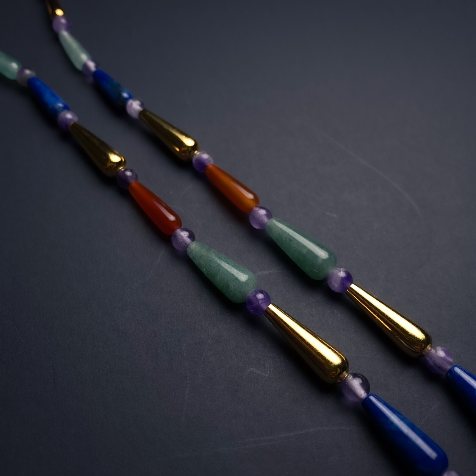 Vintage MMA 1976 Egyptian Scarab Falcon Gold Pectoral… - Gem