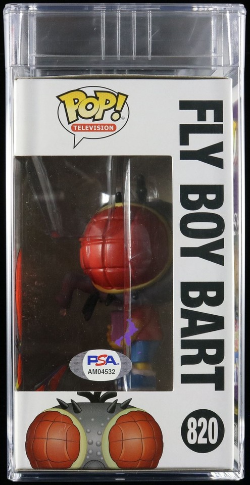 Tone Rodriguez Signed Funko Pop #820 PSA/DNA Encapsulated The Simpsons ...