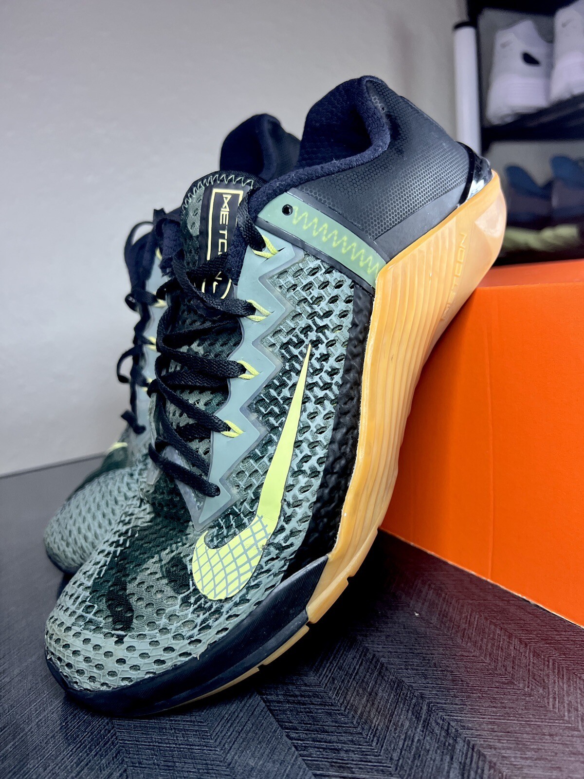 Nike Metcon 6 'Black Gum' Men’s CrossFit Gym Shoes Mi… - Gem