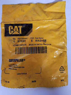 9Y-9381 CAT Washer | eBay