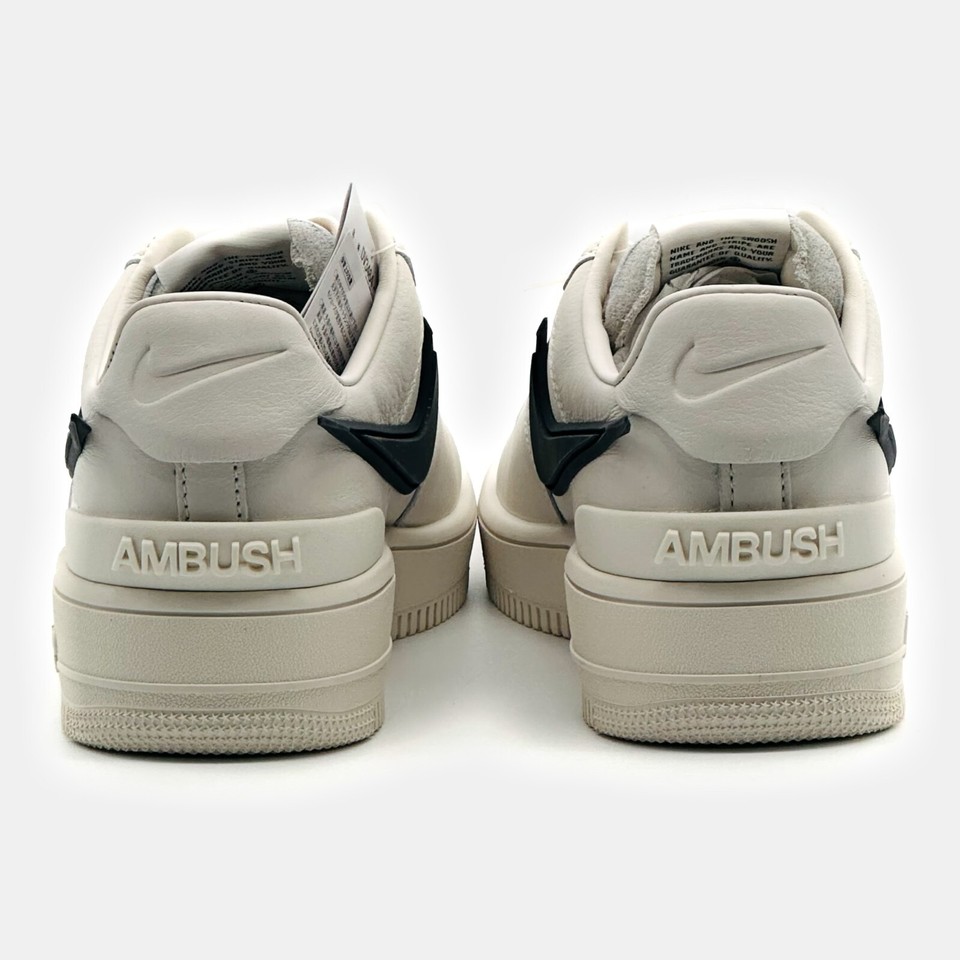 DV3464-002 Nike Air Force 1 Low AMBUSH Phantom White Sail Black Beige ...