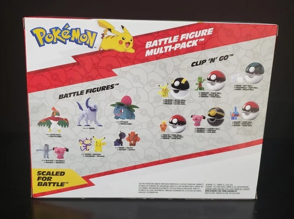 Pokemon Battle Figure Multi-Pack Bulbasaur, Charmander, Squirtle ...