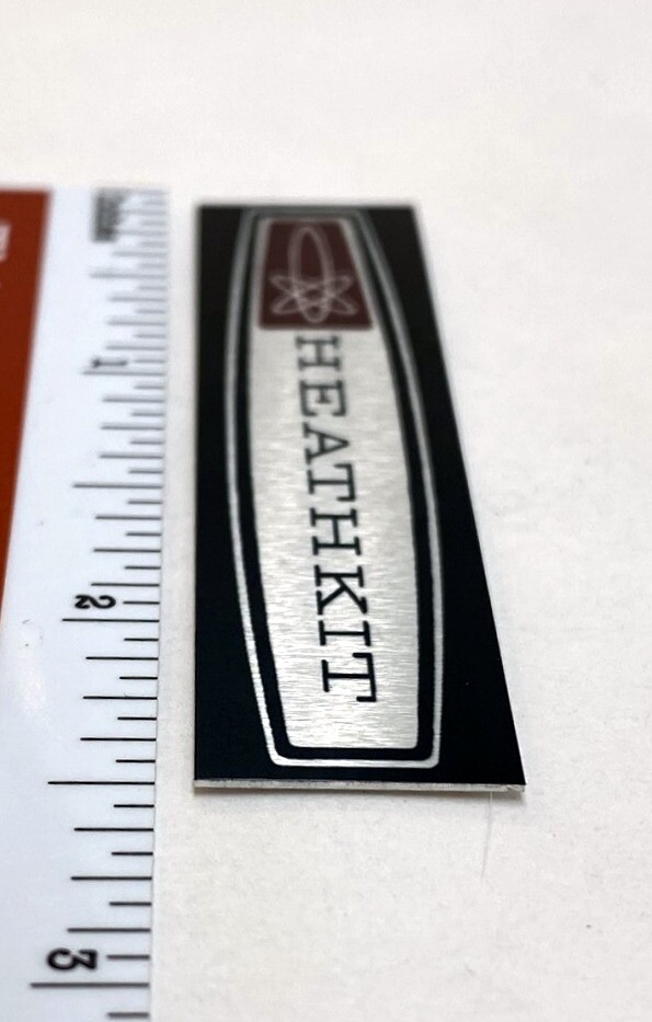 Heathkit Logo Badge Custom Made Aluminum - Vintage Look | eBay
