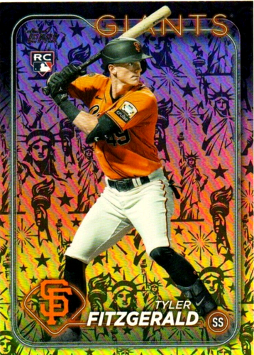 2024 Topps Series 2 - Tyler Fitzgerald #602 Statue of Liberty (RC) for ...