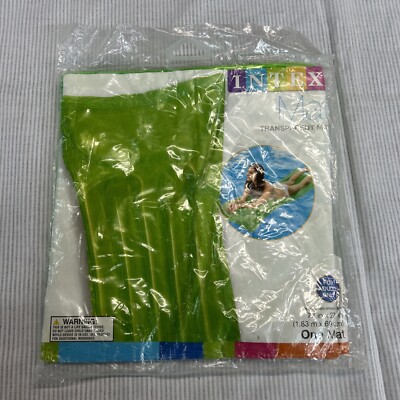 Intex Mat Transparent Pool Mats 72 in x 27 in Green Adult New Sealed | eBay