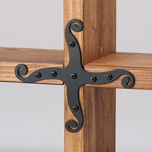 DIY 1x4 Hitotsuya Cross Plate reinforcement decorative brackets Metal16 ...