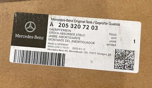 2017 2018 2019 MERCEDES C63 RIGHT SHOCK ABSORBER STRUT 2053206603 ...