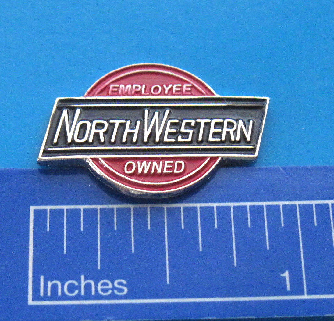 NORTHWESTERN EMPLOYEE OWNED - hat pin , lapel pin , tie tac GIFT BOXED ...