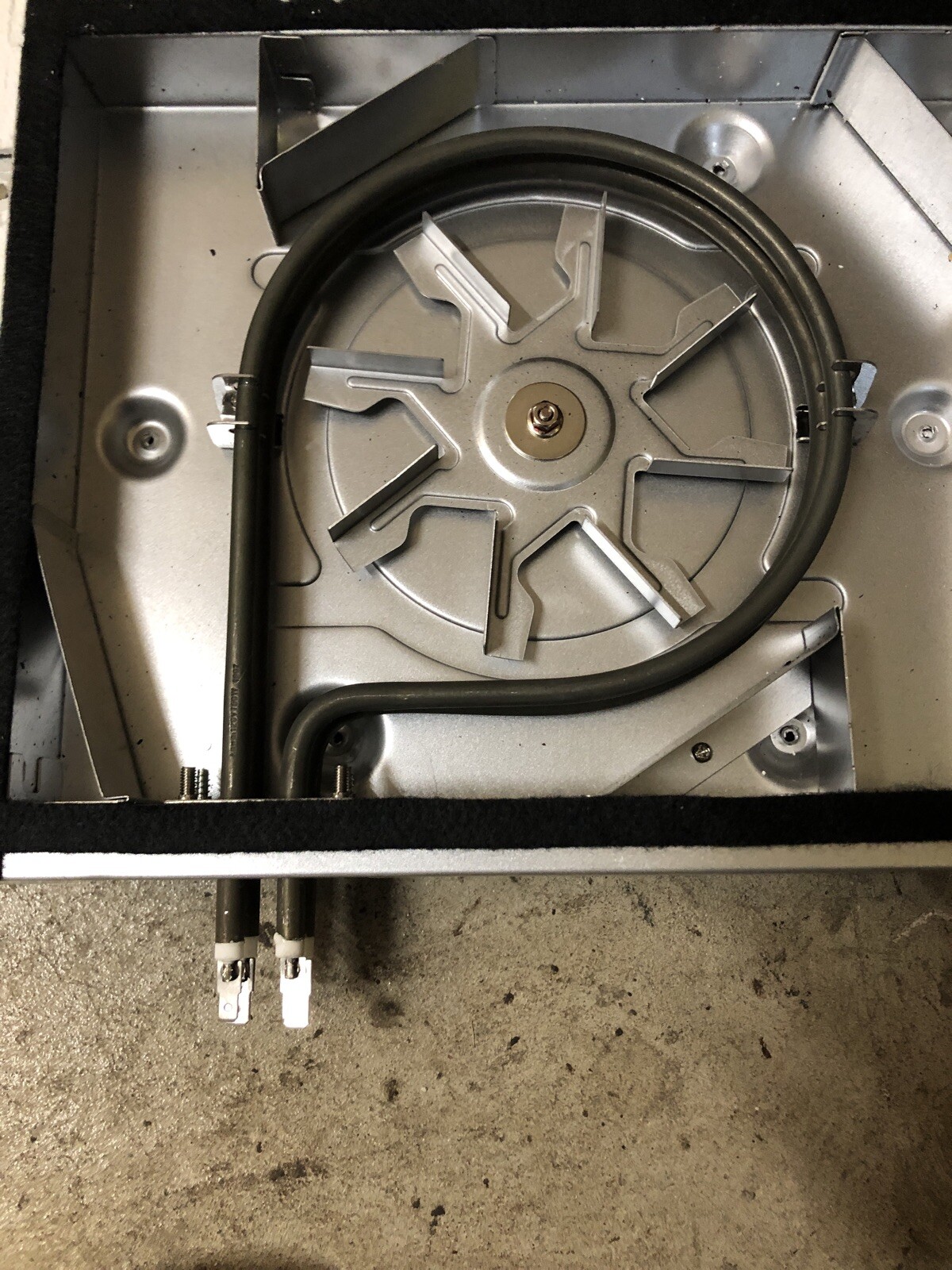 Samsung Microwave Heating Element with Fan Blade and Pulley MC17J8000CG ...