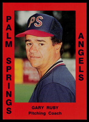 1988 Cal League Gary Ruby Palm Springs Angels | eBay