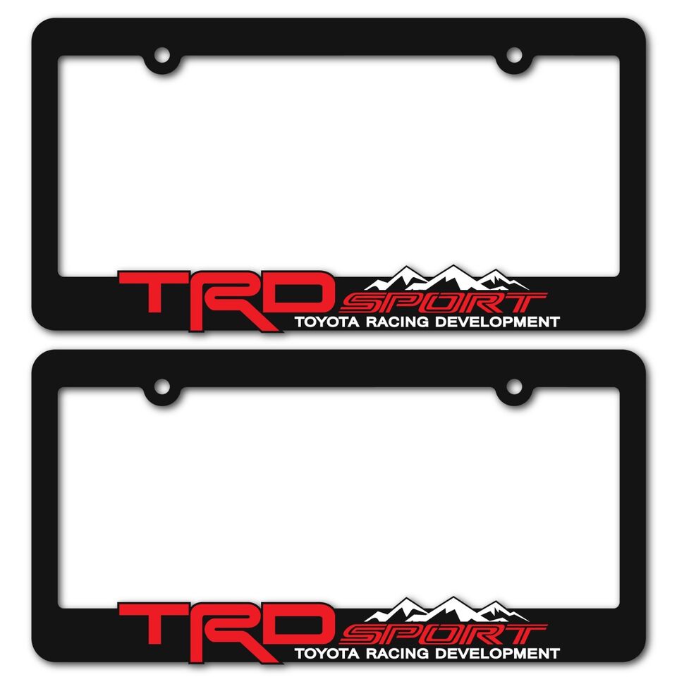 TRD-SPORT License Plate Frames Toyota TRD Sport License Plate Frame ...