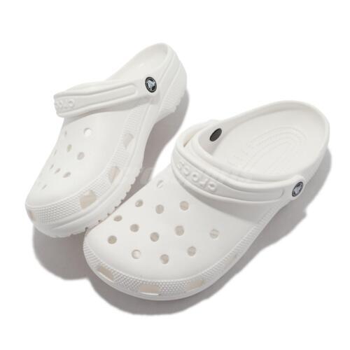 Crocs Unisex Classic Clog 10001-100 White, Size M11 (5678) | eBay