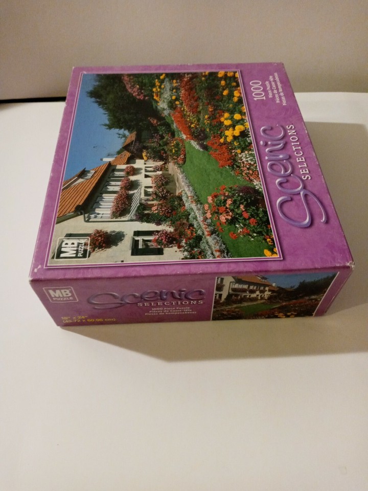 MB Puzzle Scenic Selections Home And Garden 1000 Piece Puzzle NO.49295 ...