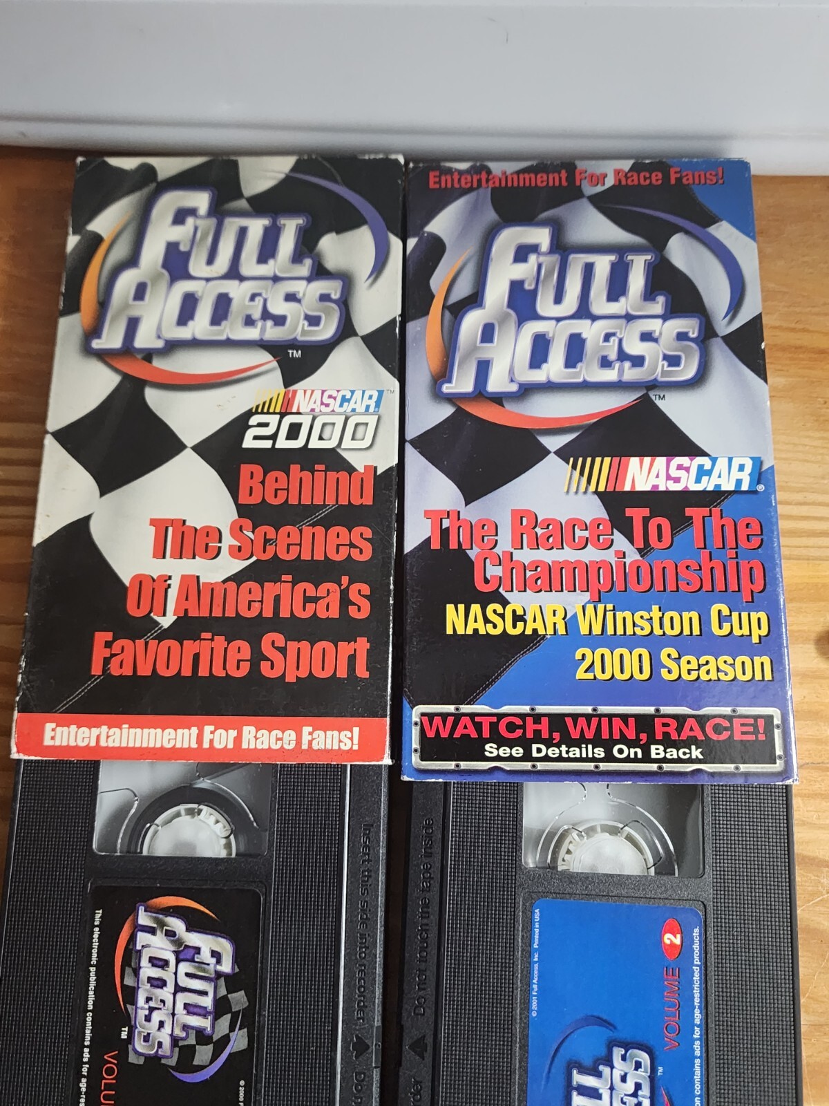 Full Access Nascar VHS 2000 Winston Cup Favorite Sports 2 Lot Vhs ...